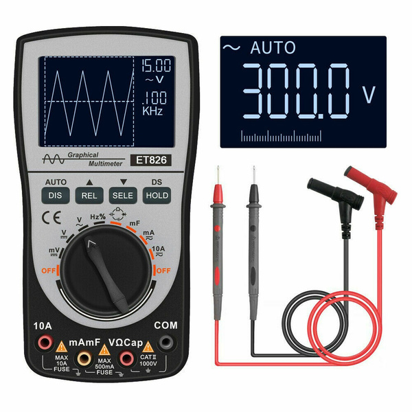 Upgraded Intelligent Digital Oscilloscope-Multimeter AC/DC Current 2 In ...