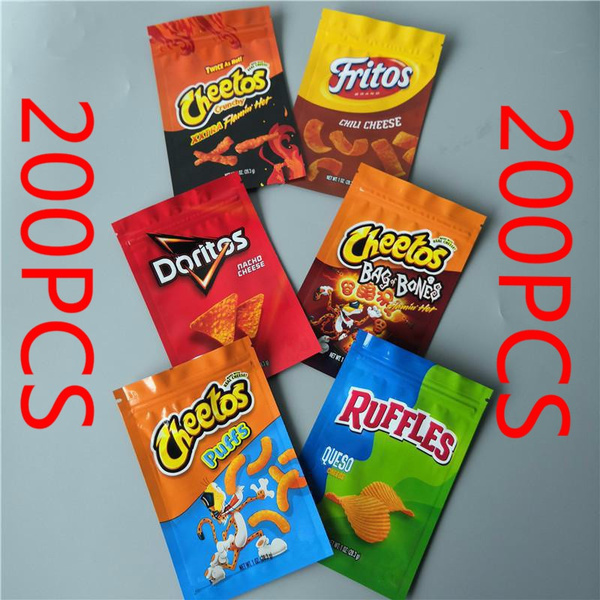 200pcs 2020 New Arrival 600mg Cheetos Maylar bag DORITOS Cheese Gummi ...