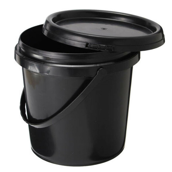 Plastic Mixing Storing Bucket With Lid Hydroponics System Storage Food ... Plastic Mixing Storing Bucket With Lid Hydroponics System Storage Food ...