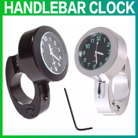 Stainless Steel Motorcycle Handlebar Watch Refit Waterproof Shockproof ...