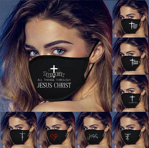 Jesus Fashion 18styles Virus Protection Face Mask Adult Masks Christian ...