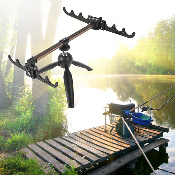 Ultralight Collapsible Fishing Rod Tripod Outdoor Portable Aluminum ...