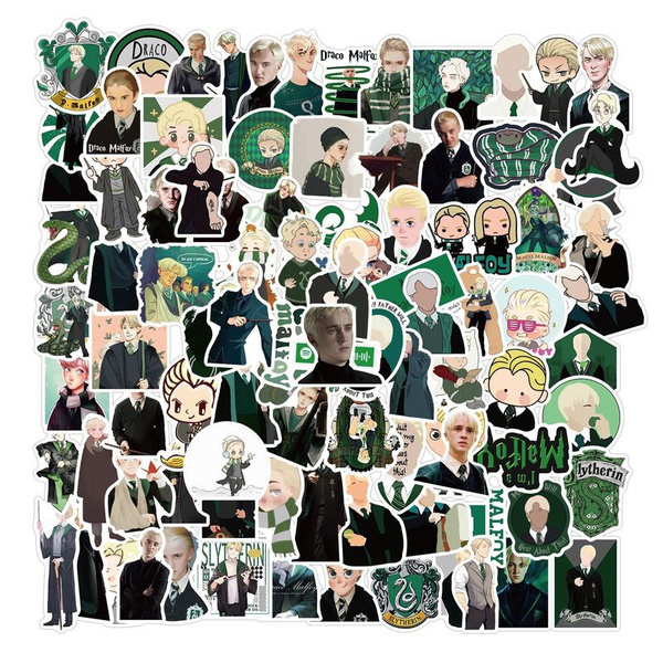 100/50/25PCS Draco Malfoy Graffiti Stickers Divination Stickers For ...
