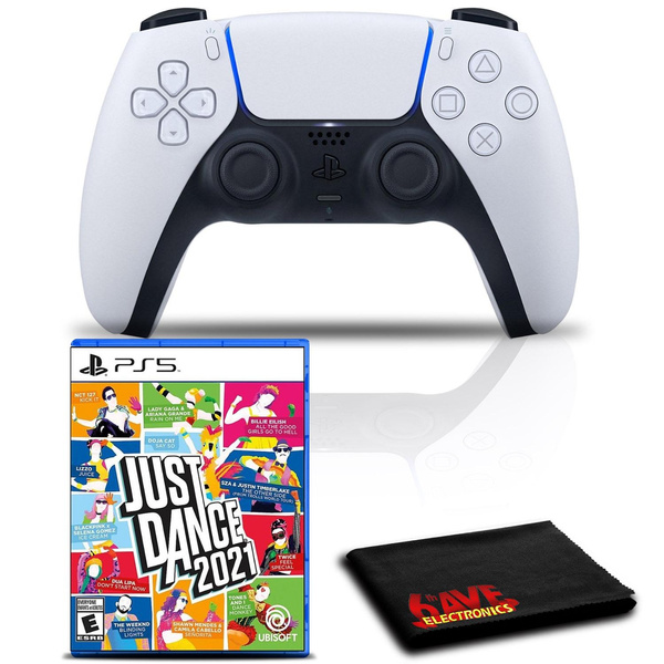 PlayStation 5 DualSense Wireless Controller Bundle with Just Dance 2021 ...
