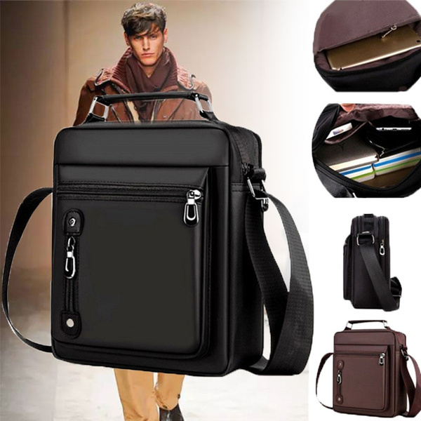 New Fashion Men's Shoulder Bags Messenger Bags Man Business Shoulder ...
