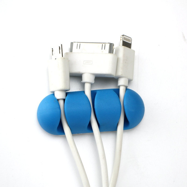 2PCS Desktop Cable Clamp Three-hole Cable Fixer Multi-hole Cable Winner ...