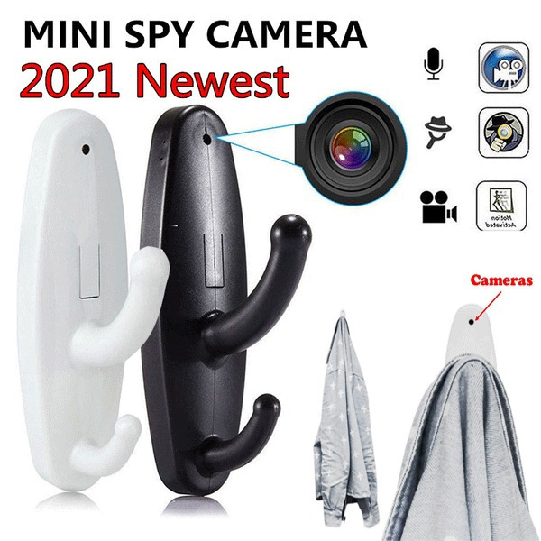 Newest Motion Detection Monitor Home Security Clothes Hook Mini Camera ...