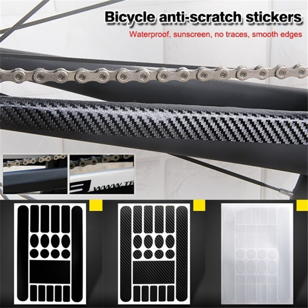 MTB Road Bike Stickers Frame Protective Film Bicycle Carbon Chain ...