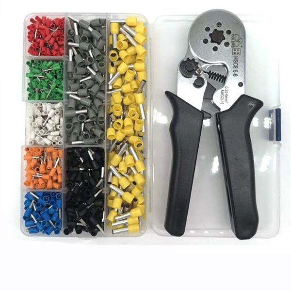 Crimper Plier Set Self-adjustable Wire Crimping Tools with Wires ...
