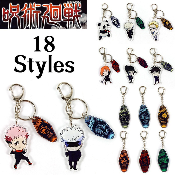 Anime Jujutsu Kaisen Acrylic Keychain Yuji Itadori Fushiguro Megumi ...