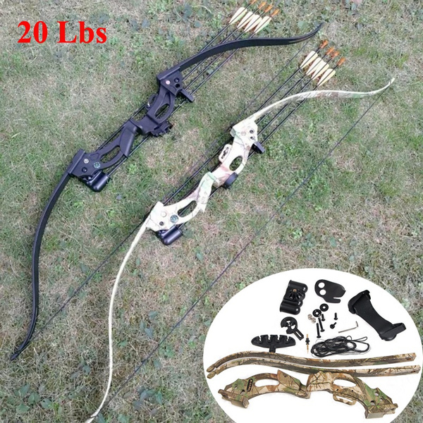 20 Lbs 48" Takedown Recurve Bow for Kids Archery Beginner Practice ...