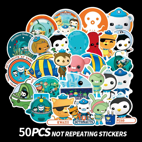 The Octonauts Sticker Cartoon Sticker PVC Graffiti Sticker Suitcase ...