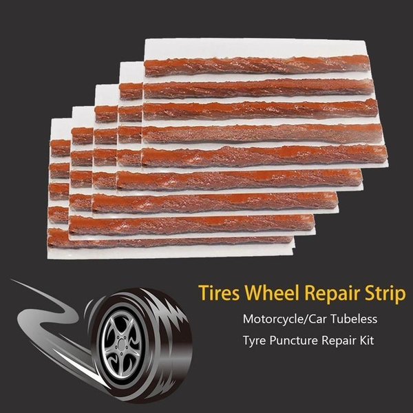 25PCS Tubeless Tire Repair Strips Auto Motorcycle Tubeless Tire Tyre ...
