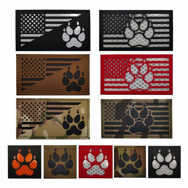 K9 Dog Reflective Patch Armband Badge Applique Embellishment Decorative ...