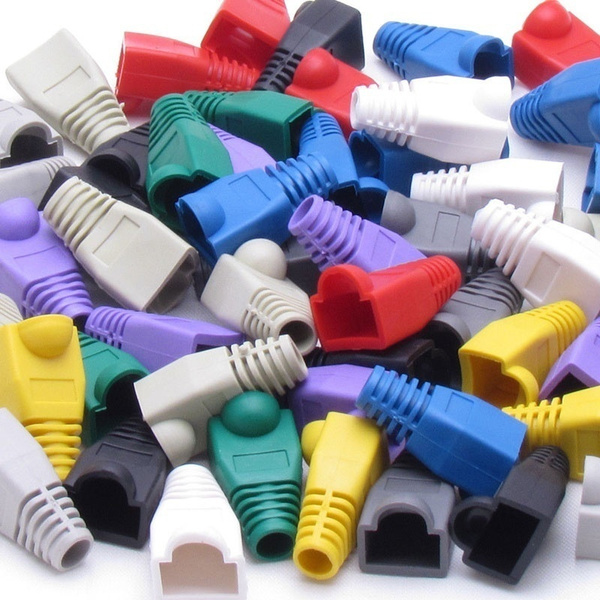 60pcs RJ45 Cap Connector CAT5E CAT6 Plug Cap Ethernet Network Cable ...