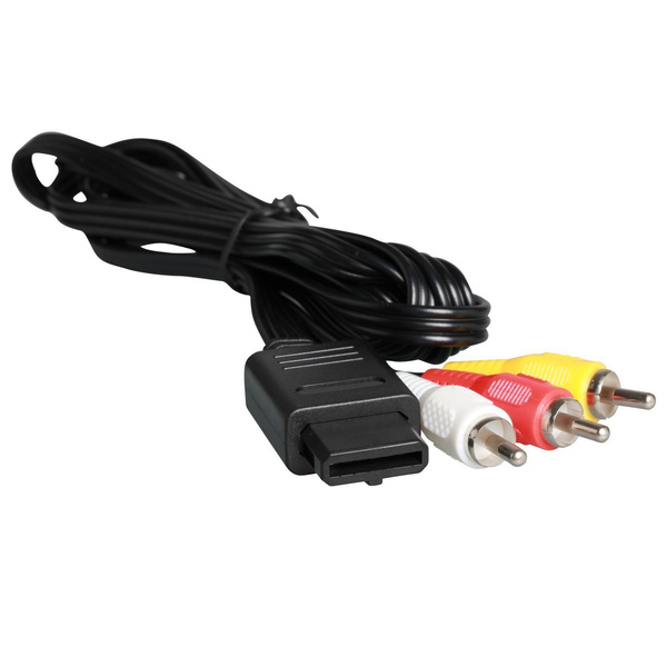 RCA Cable for Nintendo N64 SNES Gamecube GC 6ft 1.8 Meters Composite AV ...
