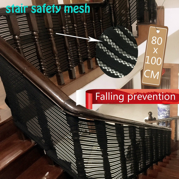 Child Stairway Safety Net Banister Mesh Guards for Baby Pet Indoor ...
