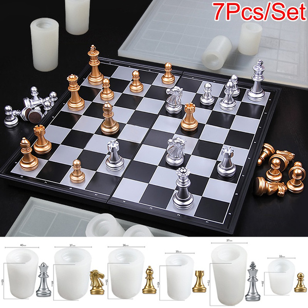 Handmade International Chess Silicone Mould DIY International Chess ...