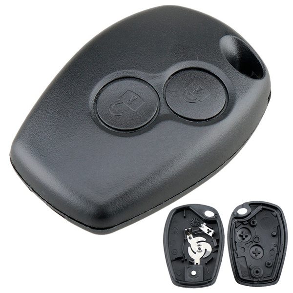 2 Buttons Car Keyless Key Fob Case Shell Replacement Remote Cover Fit ...