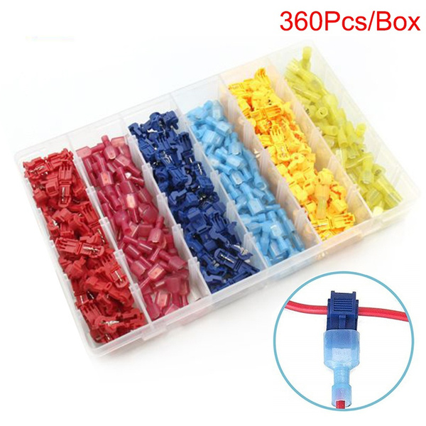 Quick Splice Connector Terminals Assortment Kit Wire Connectors Fully ...