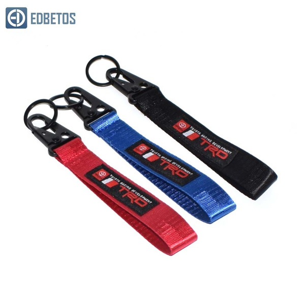 TRD Key Rings For TOYOTA Key Chain BRIDE JDM Style SPARC Lanyards Auto ...