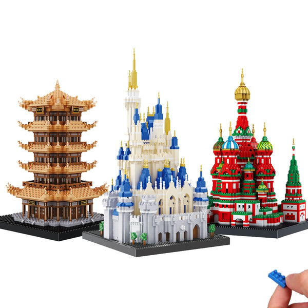 Landmarks Architecture Micro Blocks 3D Puzzle Building Blocks Set Toys ...