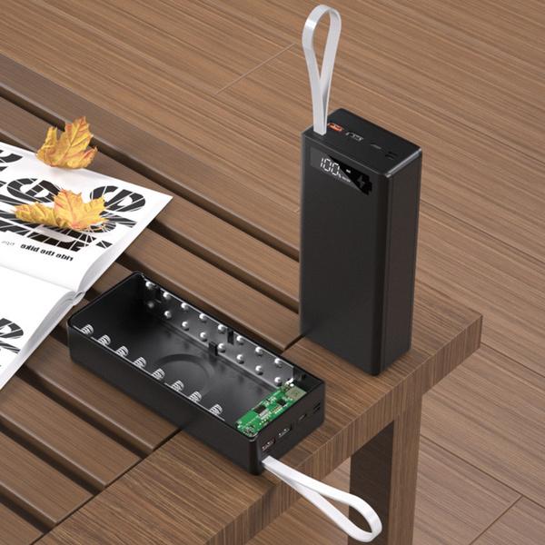 C16 Detachable QC3.0 PD Display DIY 16x18650 Battery Case Power Bank ...