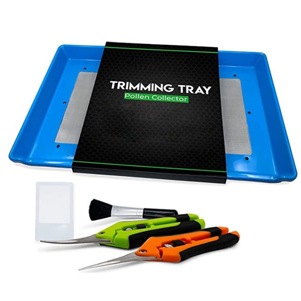 Trim Tray Triming Tray Set for Buds and Herbs 150 Micron Screen Pollen ...