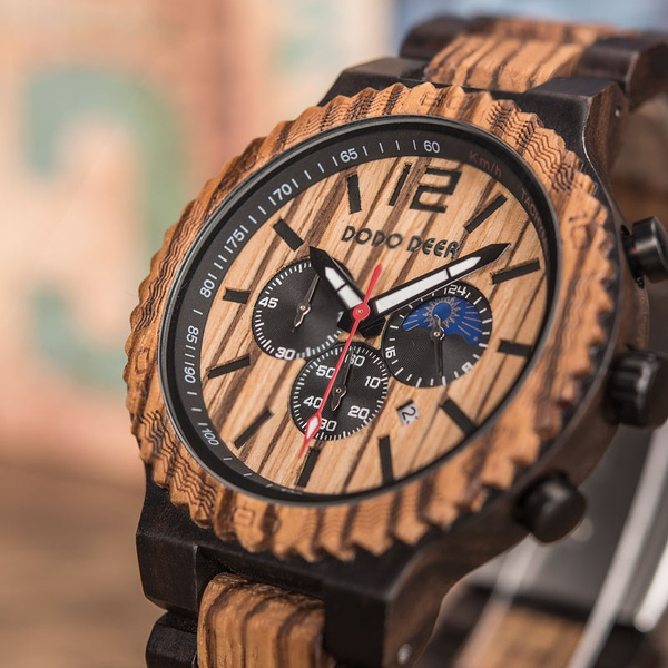 DODO DEER Natural Wood Men's Watch Top Design Luxury Fashion Watch Is ...