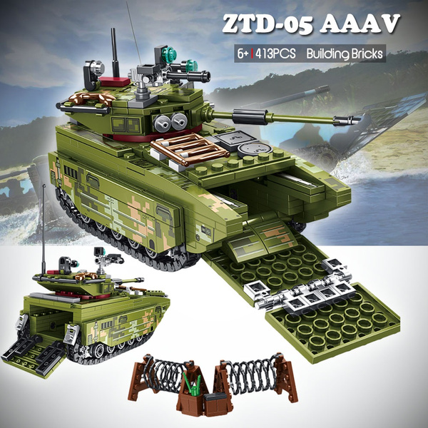 SEMBO City Military Technical Tank Building Block Creator WW2 Chariot ...