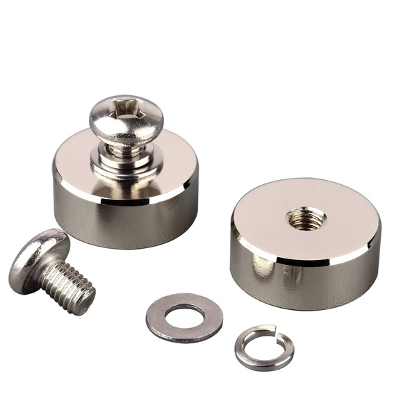 4Pack Strong Neodymium Round Magnet with M8 Male Thread Stud, Powerful ...