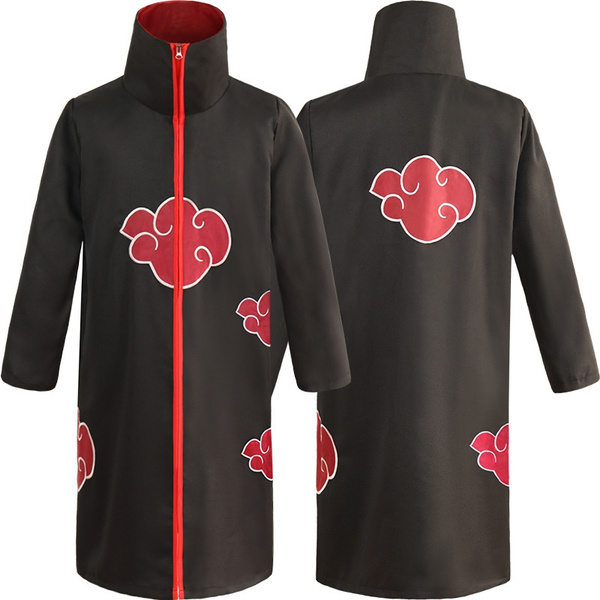 Men's NARUTO Cosplay Akatsuki Long Robe Taka Hawk Organization Itachi ...
