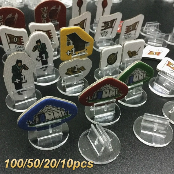100/50/20/10Pcs Plastic Cards Stand Unique Transparent Props for Paper ...