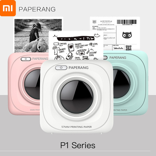 Global Version Youpin PAPERANG Pocket Mini Photo Printer P1 BT4.0 Phone Connection Wireless ...