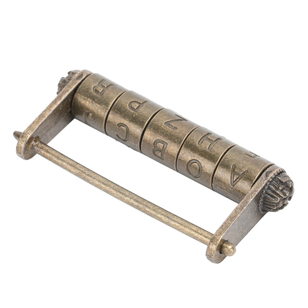 Antique Coded Lock Vintage Chinese Style Door Password Lock Padlock for ...