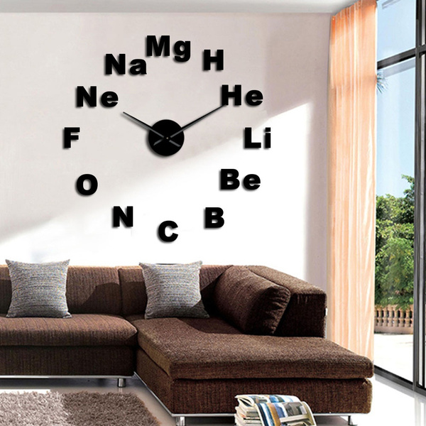 Periodic Table of Elements DIY Giant Wall Clocks Chemistry Science ...