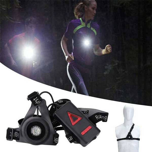 Night Running Jogging Sports Safety Chest Light LED Warning Torch ...