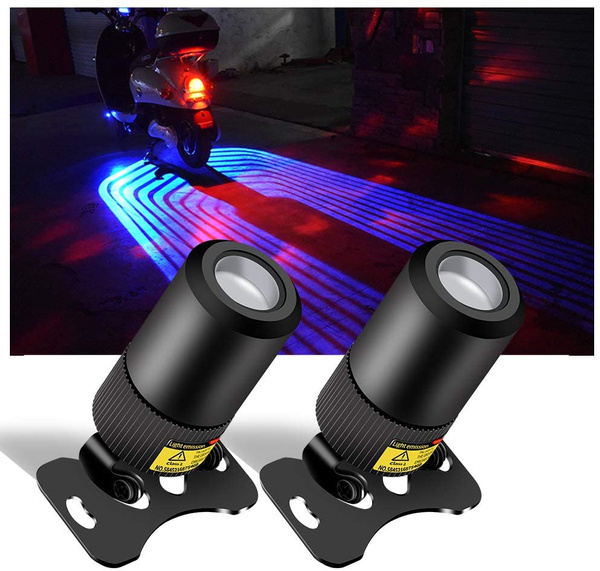 Universal for Harley Angel Wings Lights LED Welcome Lamp Driving Rock ...