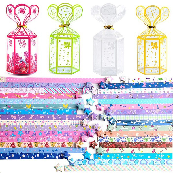 544 Sheets Star Origami Paper 32 Assortment Color Star Paper Strip ...