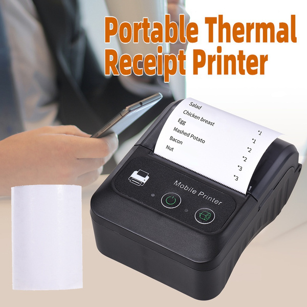 Portable Wireless 58mm 2 Inch Bluetooth Printer Mini Thermal Receipt ...