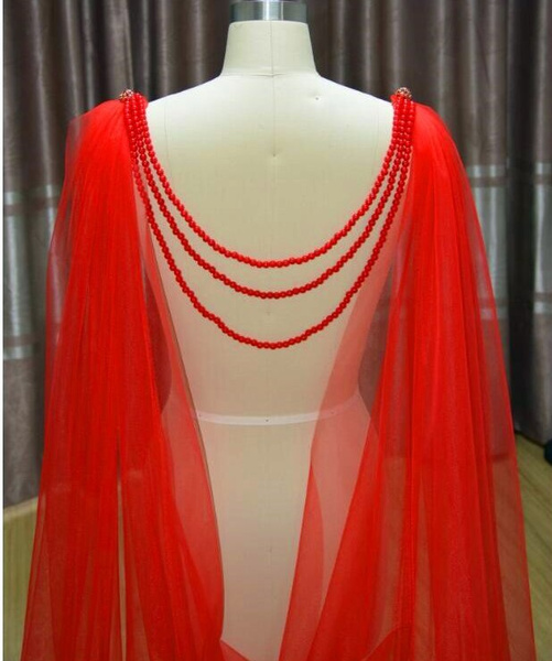 Crystal Cape, Wedding Cape, Bridal Artificial beads Cape, Wedding Cape ...