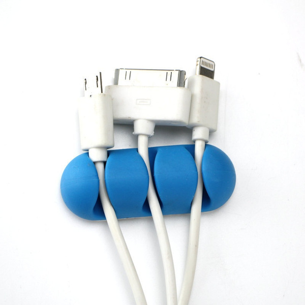 2PCS Desktop Cable Clamp Three-hole Cable Fixer Multi-hole Cable Winner ...