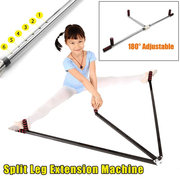 6 Holds 180° Adjustable Split Leg Extension Machine Ligament Stretcher ...