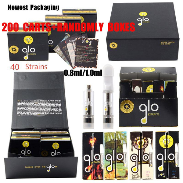 200PCS Empty GLO Carts Extracts Vape Cartridges 0.8ml 1ml Vape Carts ... 200PCS Empty GLO Carts Extracts Vape Cartridges 0.8ml 1ml Vape Carts ...