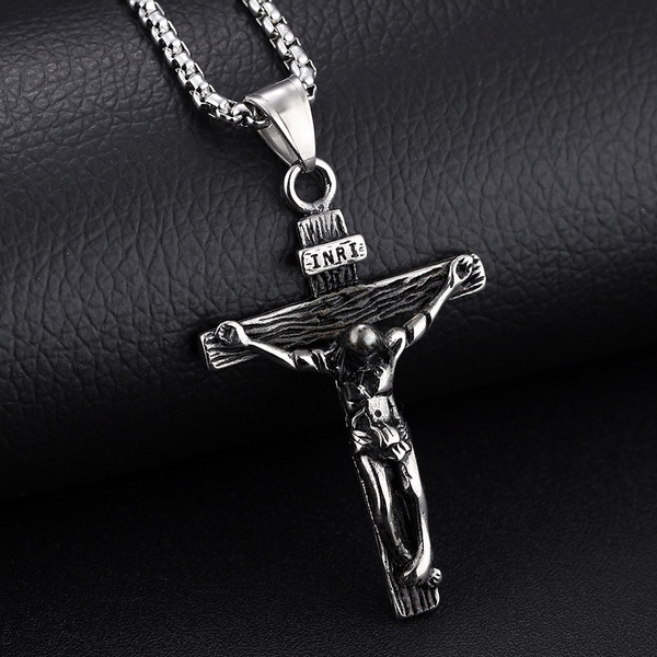 Necklace Antique Church Pendant Crucifix Altar Religious Catholic ...