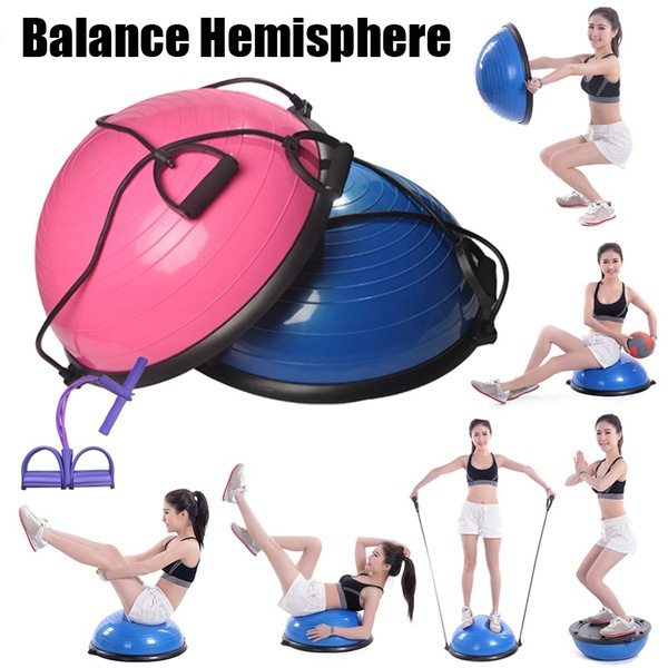 New! Balance Hemisphere Exercises Training Balanced Half Yoga Ball For ...