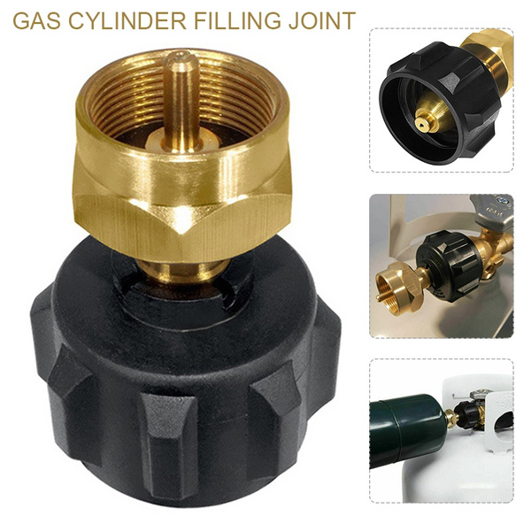 Mini Propane Refill Adapter LP Gas 1LB Cylinder Tank Coupler Universal ...