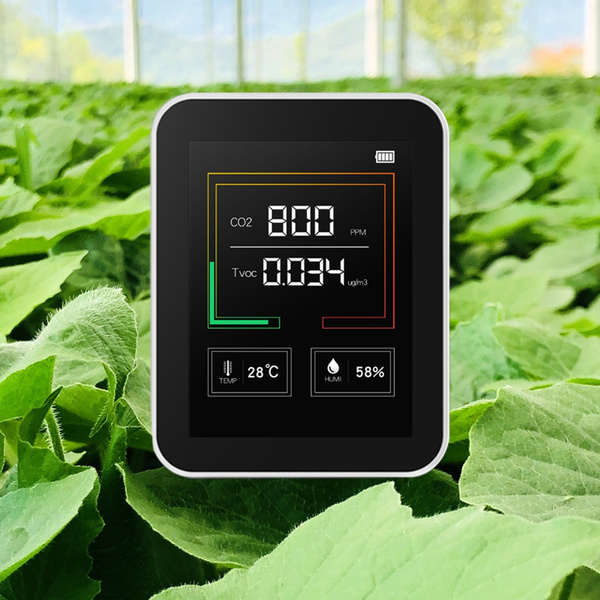 CO2 Meter Air Quality Monitor carbon dioxide NDIR sensor CO2 detector ...