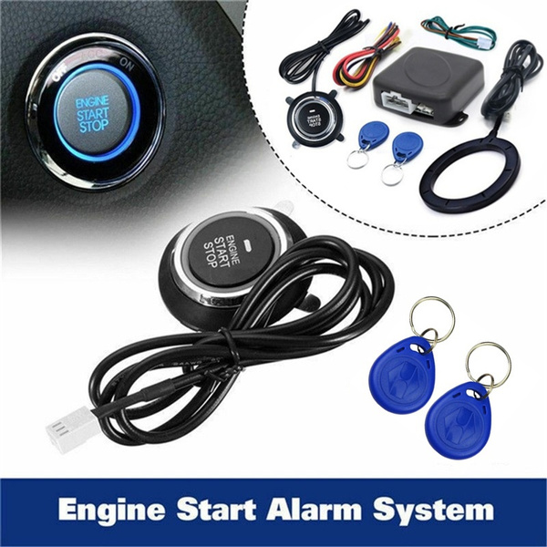 Universal 12V Car RFID Engine Start Keyless Remote Push-button Ignition ...