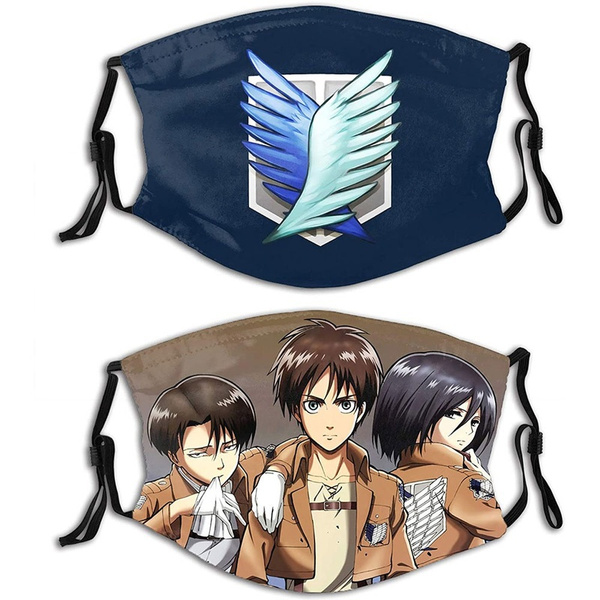 Attack on Titan Face Mask Anime Mask | Wish